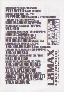 Lomax 1 Liverpool, Tickets for Concerts & Music Events 2022 – Songkick