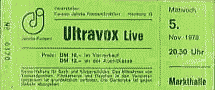 Ultravox Tour Announcements 2024 & 2025, Notifications, Dates, Concerts ...
