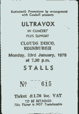 Ultravox Tour Announcements 2023 & 2024, Notifications, Dates, Concerts ...