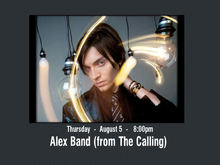 Alex Band Tour Announcements 2023 & 2024, Notifications, Dates ...