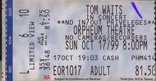 Tom Waits Tour Announcements 2024 & 2025, Notifications, Dates ...