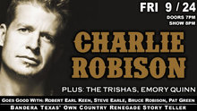 Charlie Robison Tickets, Tour Dates & Concerts 2024 & 2023 – Songkick