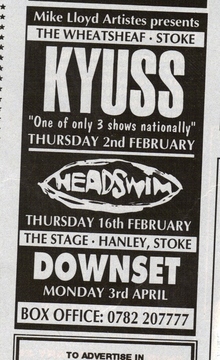 Kyuss Tour Dates & Concert History – Songkick