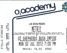 Metric Tickets, Tour Dates & Concerts 2024 & 2023 – Songkick