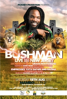 Bushman Tour Announcements 2025 & 2026, Notifications, Dates, Concerts ...