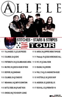 Allele Tour Announcements 2022 & 2023, Notifications, Dates, Concerts ...