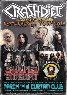 Crashdïet Tour Announcements 2023 & 2024, Notifications, Dates ...