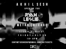 Ryan Leslie Tour Announcements 2025 & 2026, Notifications, Dates ...