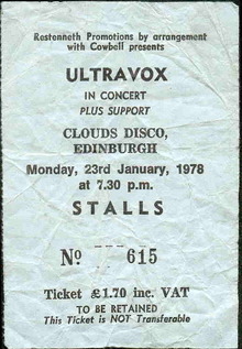 Ultravox Tour Announcements 2024 & 2025, Notifications, Dates, Concerts ...
