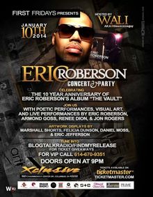 Eric Roberson Tickets, Tour Dates & Concerts 2026 & 2025 – Songkick