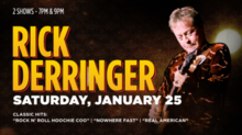 Rick Derringer Tour Announcements 2023 & 2024, Notifications, Dates ...