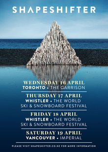 Shapeshifter Tour Announcements 2022 & 2023, Notifications, Dates ...