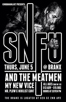 SNFU Tour Announcements 2023 & 2024, Notifications, Dates, Concerts ...