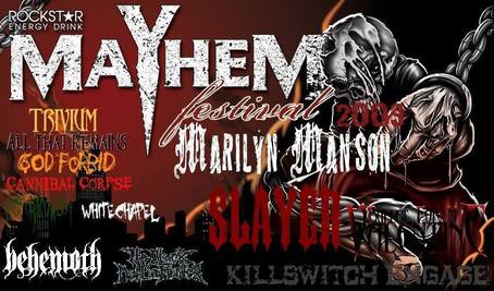 Mayhem Festival 2009 Dallas Line-up, Photos & Videos Aug 2009 – Songkick